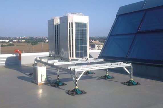 Rooftop equipment supports from Walraven