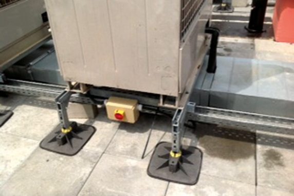 Rooftop support systems and mounting feet from Walraven