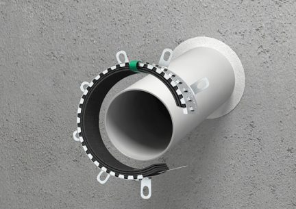 Fire sealing pipe penetrations - Walraven