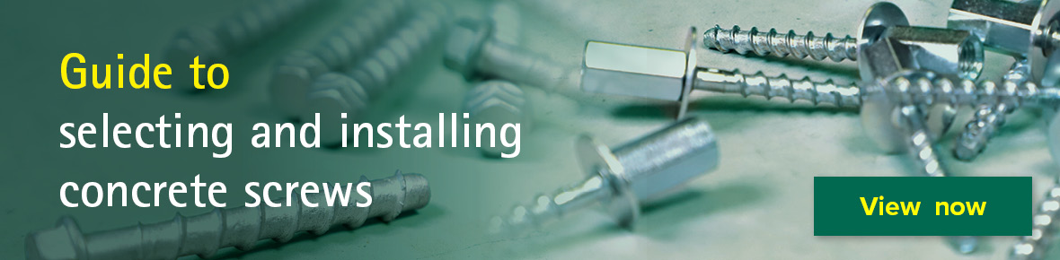 How to choose the best concrete screw for your project