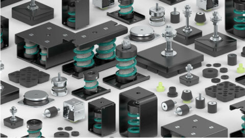 Anti vibration mounts for HVAC equipment