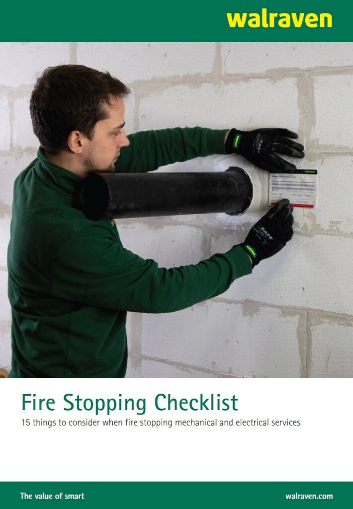 Download the Walraven Fire Stopping Checklist