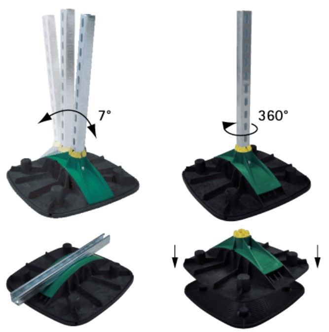 Walraven Yeti® feet in use on the new Everton Stadium