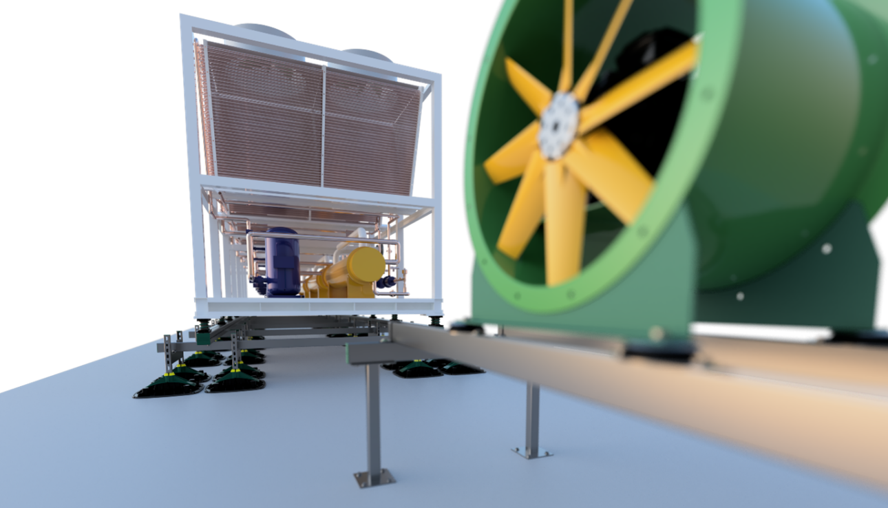 How to choose suitable vibration isolators for rooftop chillers ...