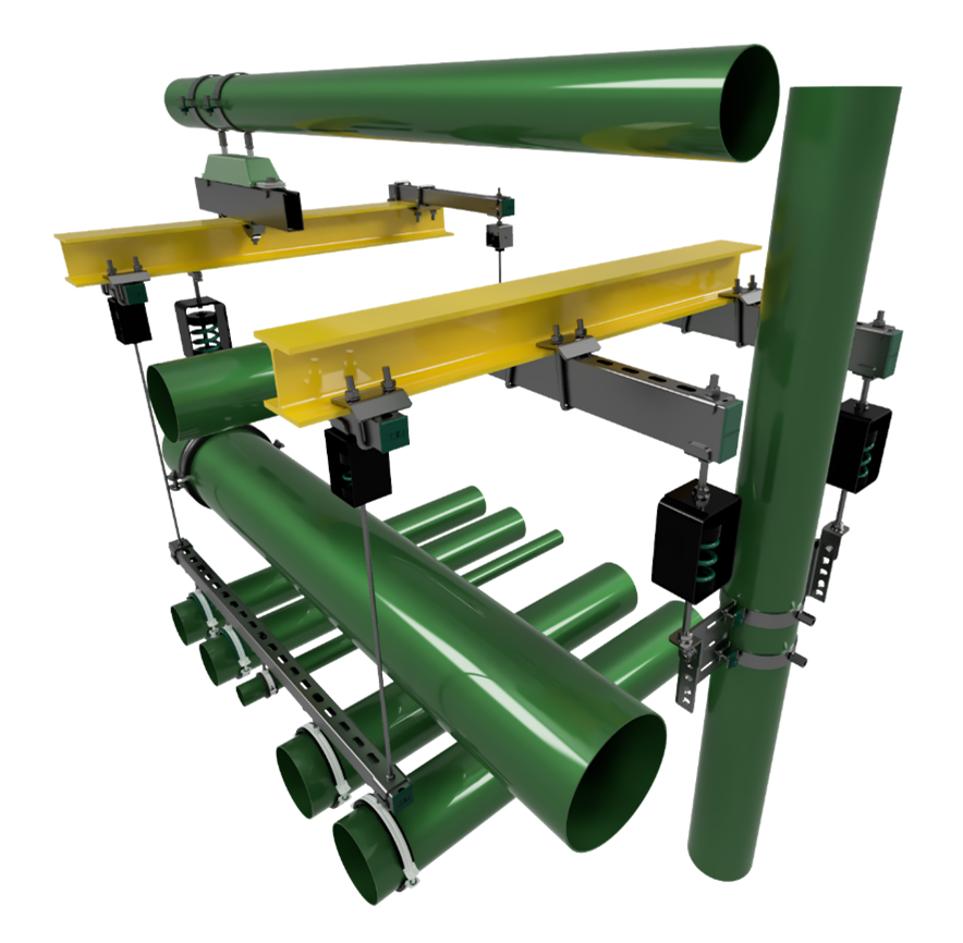 How to choose suitable vibration isolators for suspended piping systems ...